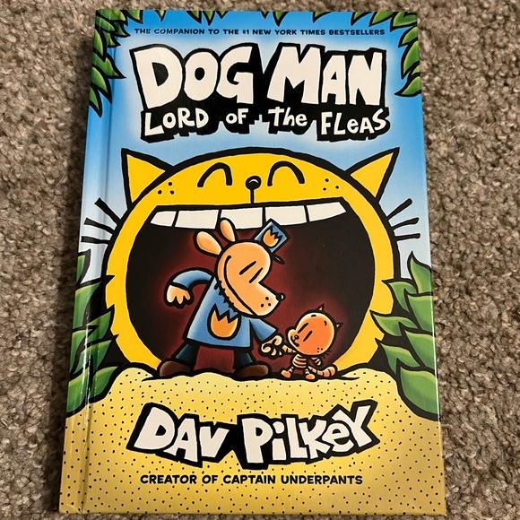 Scholastic | Other | Dog Man Lord Of The Fleas Hard Bound Kids Book ...